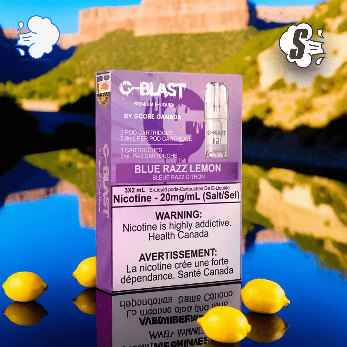 G-BLAST Blue Razz Lemon GCORE | Pods Pack – Vape Spot