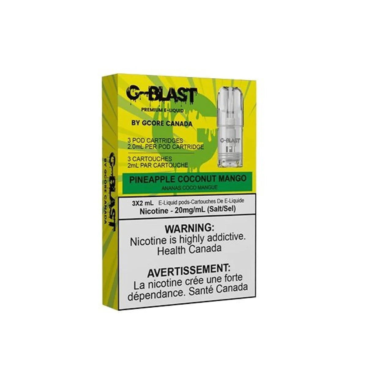 G-BLAST Pineapple Coconut Mango GCORE | Pods Pack – Vape Spot